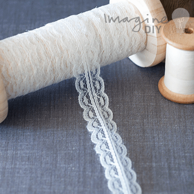 Scalloped Lace - Luxury Lace - Off- White Lace - Imagine DIY